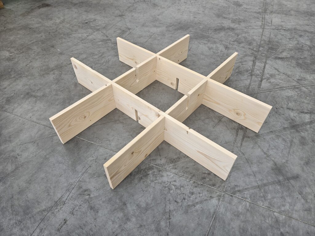 Pallet Collar Divider (3 Notch) Individual | DAYWALK